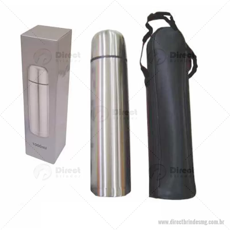 Garrafa Squeeze Metal Com Tampa Rosqueável Personalizada - DRTMGGAR002B ...