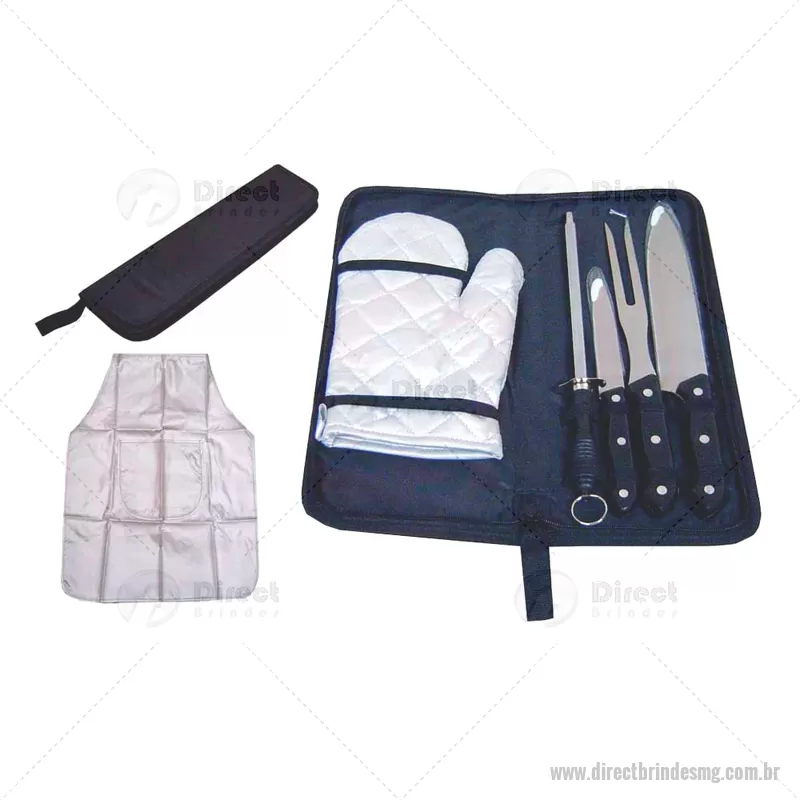 Kit Churrasco 6 Peças Personalizado - DRTMGKCH016 - Kit churrasco ...